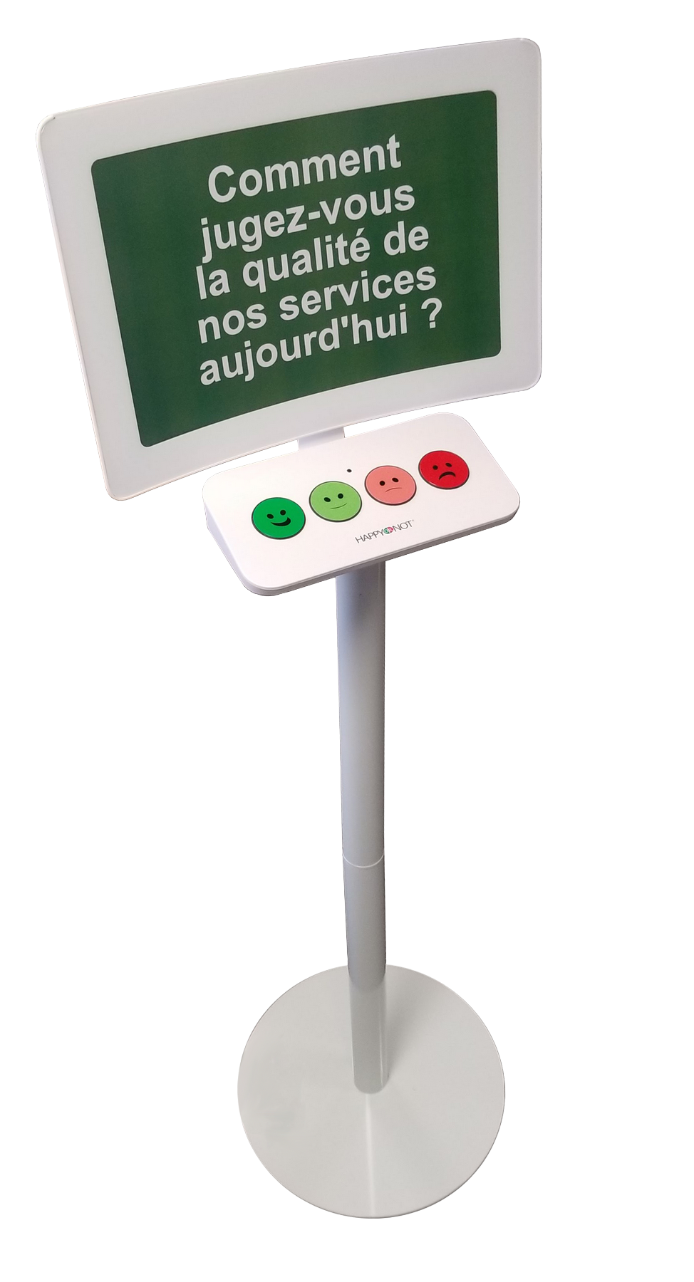 Bornes Smiley pour enquête de satisfaction | DYMENSION